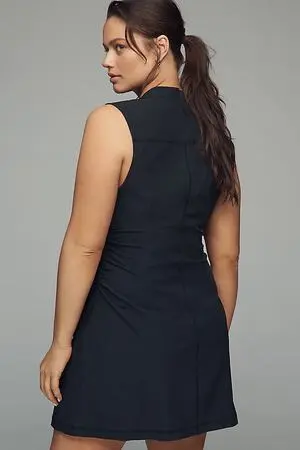 DAILY PRACTICE Shirred Mini Dress - Anthracite