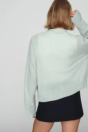 Anthropologie Open Cardigan Sweater - Mint