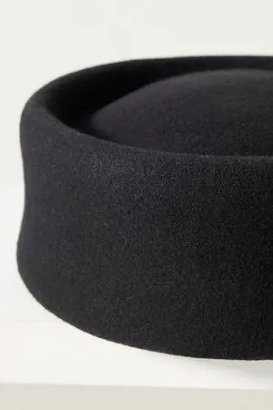 Lack Of Color Wool Pillbox Hat
