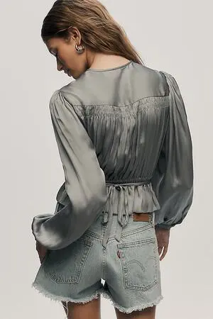 Paige Gansevoort Pleated Blouse