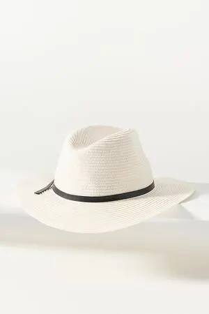 Barbour Evelyn Tril Woven Hat - Ecru