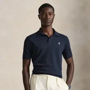 Ralph Lauren Cotton Polo Sweater - Hunter Navy