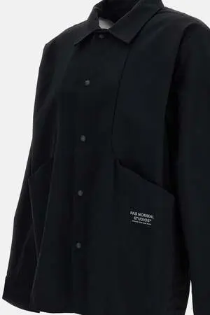 PAS NORMAL STUDIOS Technical Overshirt Off-race - Black
