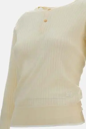 WALES BONNER Ribbed Wool-cotton Blend Sweater