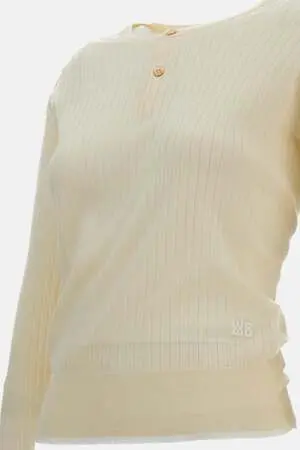 WALES BONNER Ribbed Wool-cotton Blend Sweater