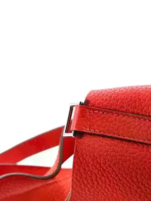 Hermès Picotin Lock Clemence Pm Bucket Bag - Red