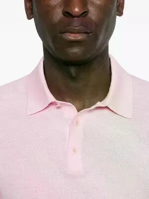 Eric Bompard Piqué-knit Polo Shirt - Pink