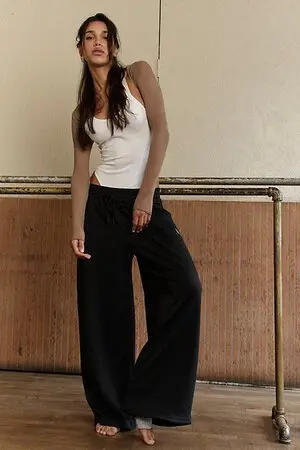 Free People Wide Leg Sports Pants For Women