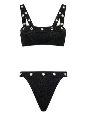 Oseree Lumière Crystal-studs Bikini