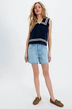 AGOLDE Leith Denim Shorts - Convert