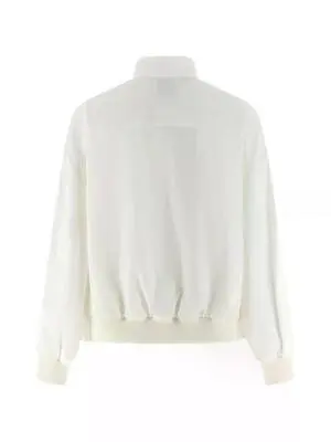 NUDE Ruffled-neck Cotton Jacket