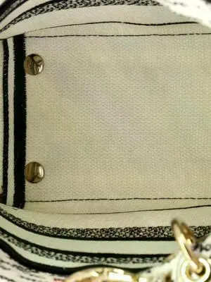 Dior Lady D-lite Embroidered Canvas Satchel - Multicolour