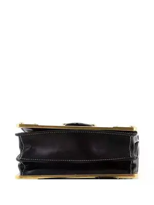 Prada Cahier Studded Laser Cut Small Crossbody Bag - Black