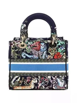 Dior Lady D-lite Medium Satchel - Blue