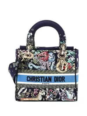 Dior Lady D-lite Medium Satchel - Blue