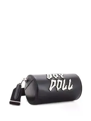 Celine Cylinder Leather Applique Shoulder Bag