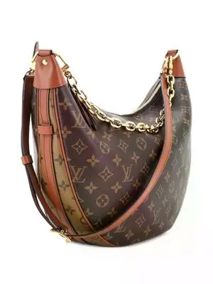 LOUIS VUITTON Loop Reverse Monogram Canvas Hobo Bag