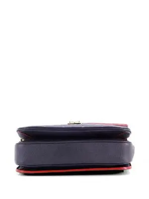 LOUIS VUITTON Pochette Metis Monogram Empreinte Leather - Blue