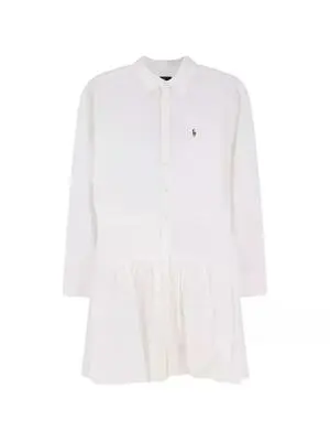 Polo Ralph Lauren Ruffled Mini Dress - White