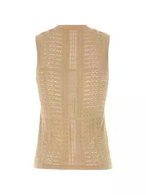 Malo Openwork Knit Top