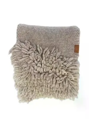 Loewe Fringed Scarf - Neutrals