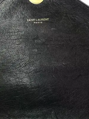 Saint Laurent Classic Monogram College Large Shoulder Bag - Black
