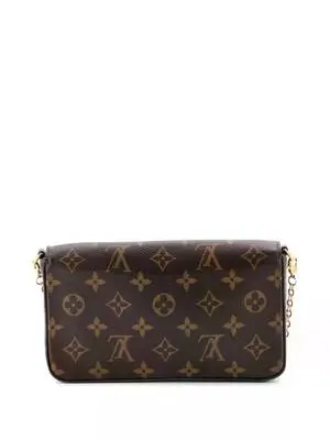 LOUIS VUITTON Felicie Pochette Monogram Canvas - Brown