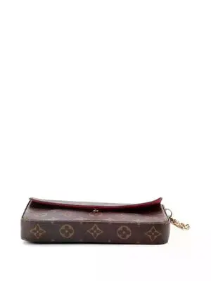 LOUIS VUITTON Felicie Pochette Monogram Canvas - Brown