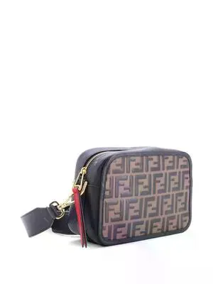 Fendi Zucca Embossed Leather Camera Bag