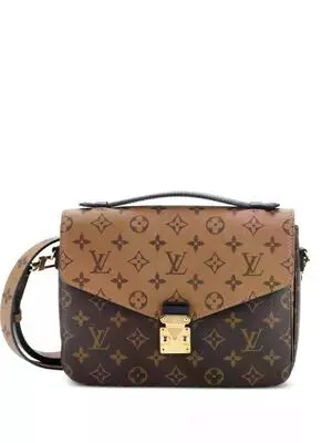 LOUIS VUITTON Pochette Metis Monogram Canvas Crossbody Bag - Brown
