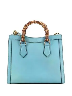 Gucci Diana Nm Bamboo Handle Small Tote Bag - Green