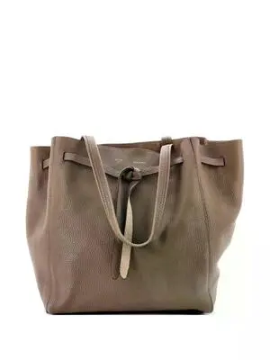 Celine Phantom Tie Cabas Medium Tote Bag - Brown