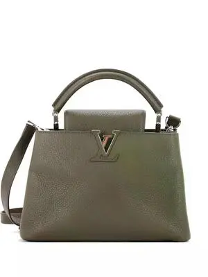 LOUIS VUITTON Capucines Bag Leather Bb Satchel