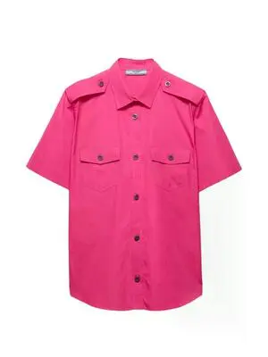 Prada Cotton Poplin Shirt - Pink