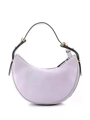 Prada Arque Half Moon Leather Hobo Bag Small