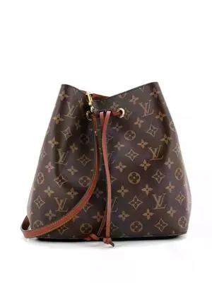 LOUIS VUITTON Neonoe Mm Bucket Bag Monogram Canvas - Brown