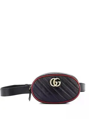 Quilted Leather Belt Bags