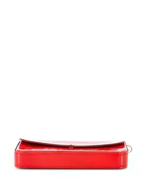 LOUIS VUITTON Felicie Pochette Monogram Vernis - Red