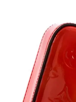 LOUIS VUITTON Felicie Pochette Monogram Vernis - Red