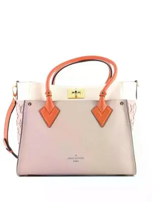 LOUIS VUITTON On My Side Monogram Tuffetage Leather Mm Tote Bag - Neutrals