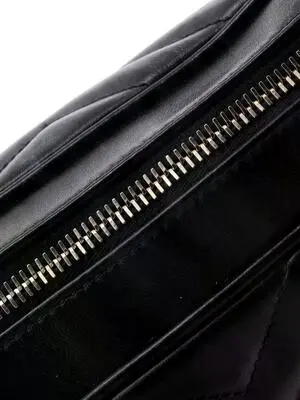 Saint Laurent Lou Camera Bag Matelasse Chevron Leather Small - Black