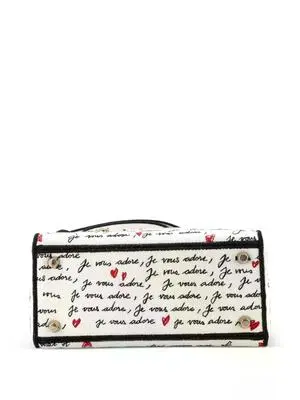 Dior Lady D-lite Embroidered Canvas Satchel - Multicolour