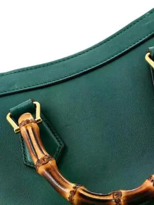 Gucci Diana Small Tote Bag With Bamboo Handle - Green