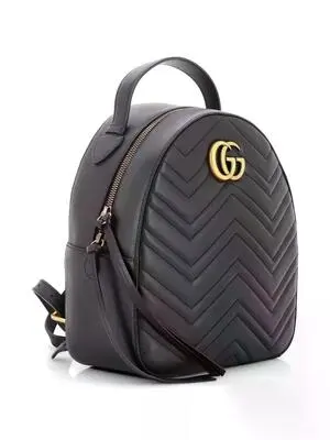 Gucci Gg Marmont Matelassé Leather Small Backpack