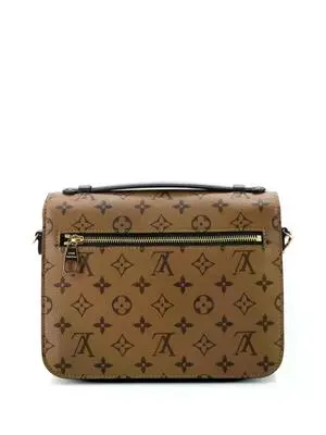 LOUIS VUITTON Pochette Metis Reverse Monogram Canvas Crossbody Bag - Brown