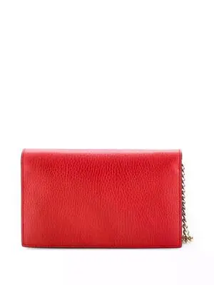 Gucci Interlocking Wallet On Chain Leather Crossbody Bag