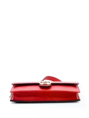 Gucci Interlocking Wallet On Chain Leather Crossbody Bag