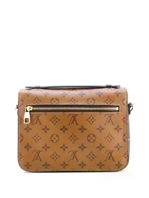 LOUIS VUITTON Pochette Metis Reverse Monogram Canvas - Brown