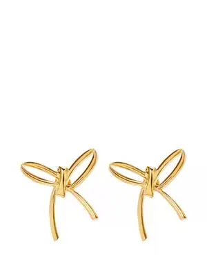 Marni Bow-embellished Clip-on Earrings - Gold