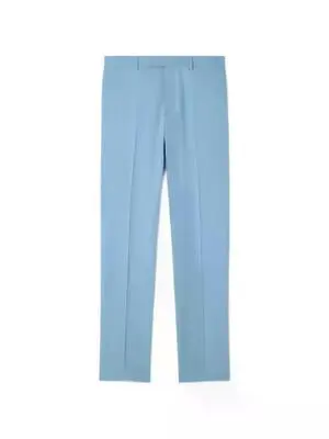 Sandro Wool Suit Trousers - Blue